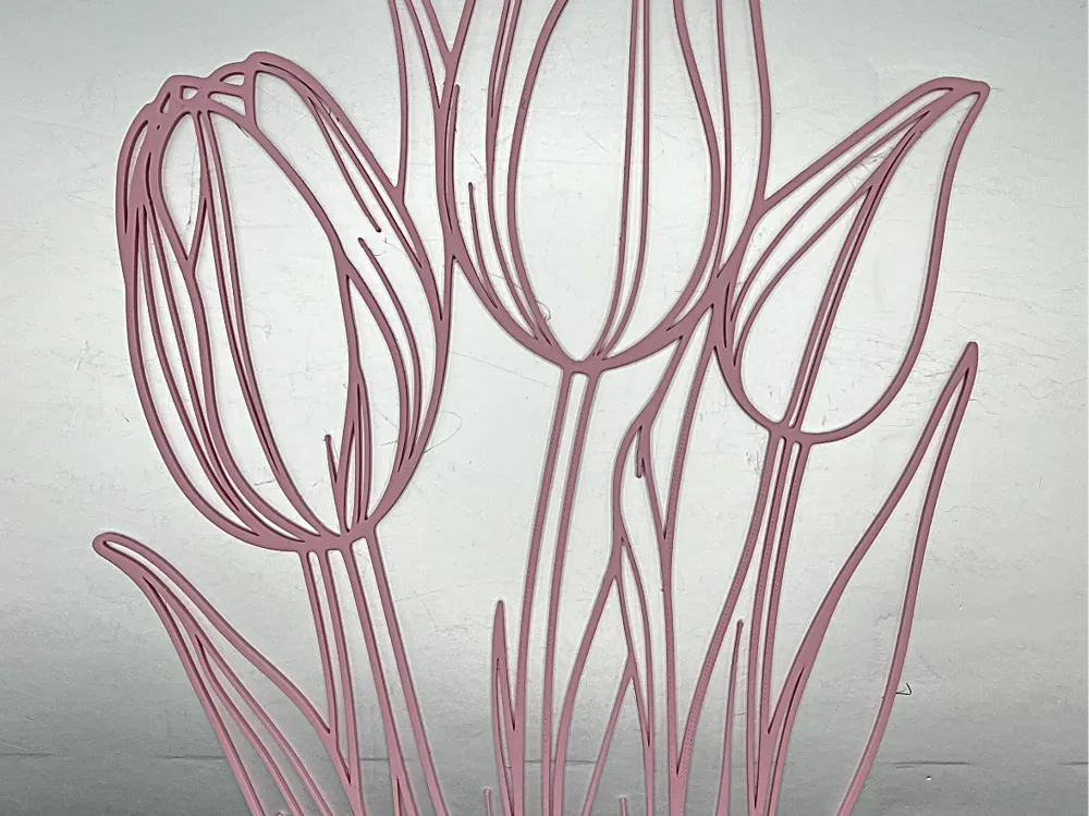 Tulip Line Art by jc unboxed - MakerWorld