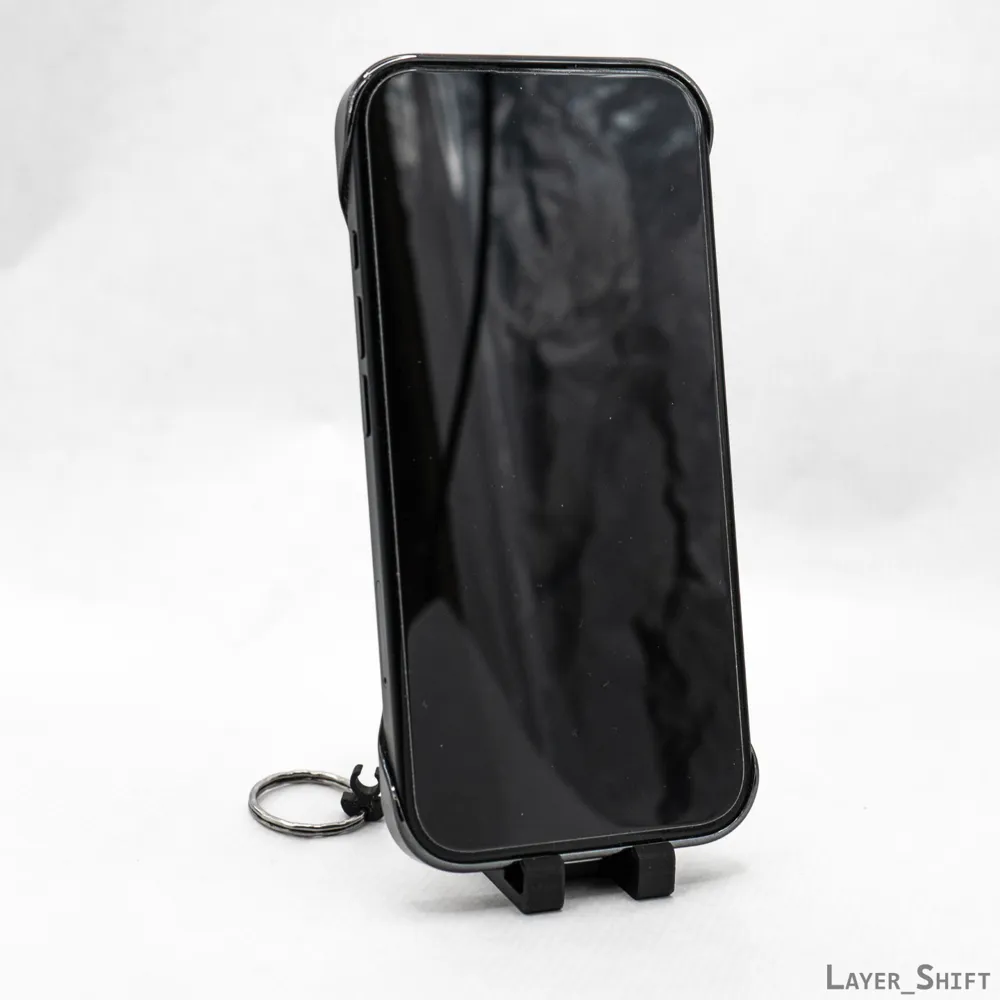 Easy Detachable Keychain Phone Holder (Rotating) by Layer_Shift ...