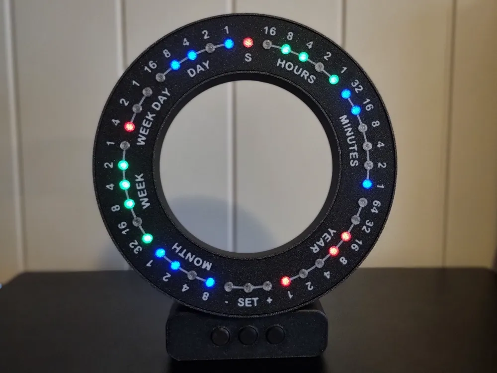 Pixel Clock by KG3Dee MakerWorld: Download Free 3D Models