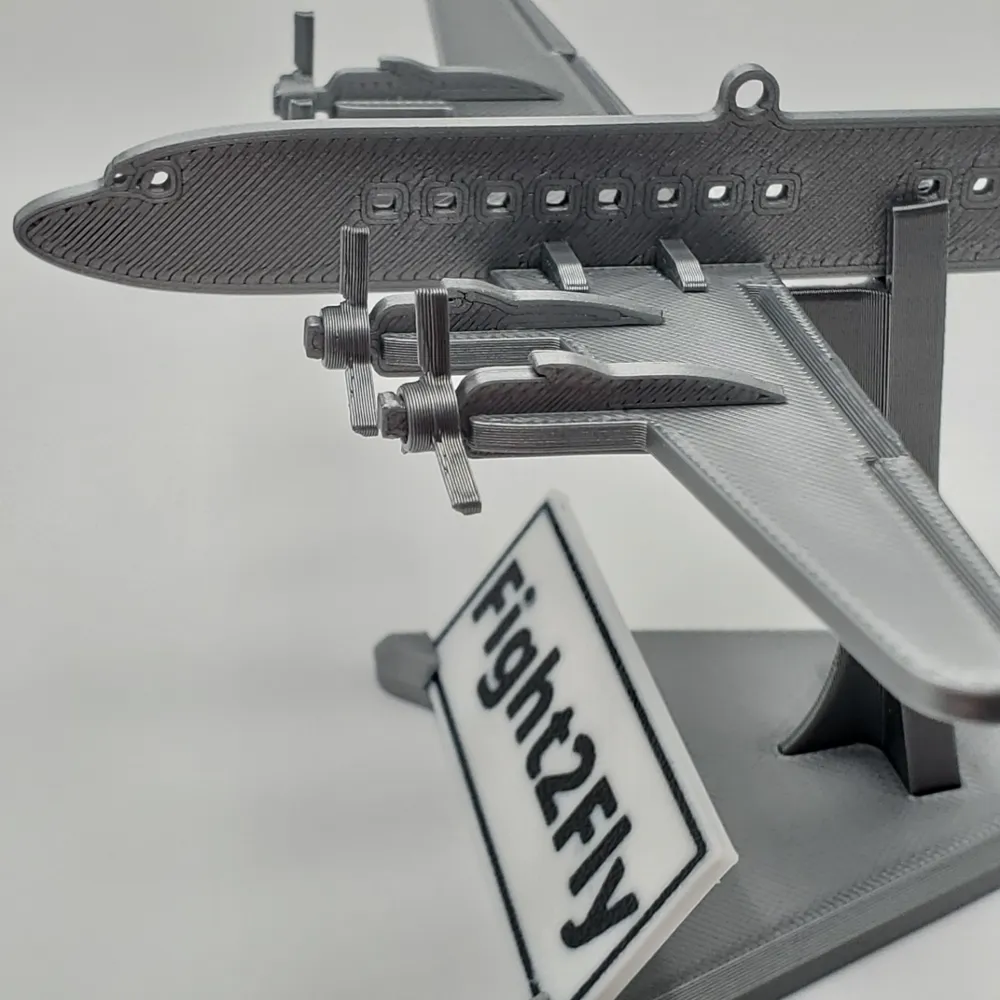 Douglas DC-6 Classic Airliner Airplane Model Kit by Fight2Fly - MakerWorld