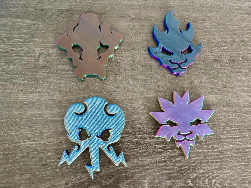 Ninjago Emblems by tiger MakerWorld: Download Free 3D Models