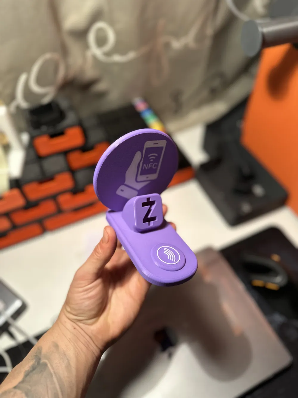 NFC ZELLE support by 3Di Belli MakerWorld: Download Free 3D Models