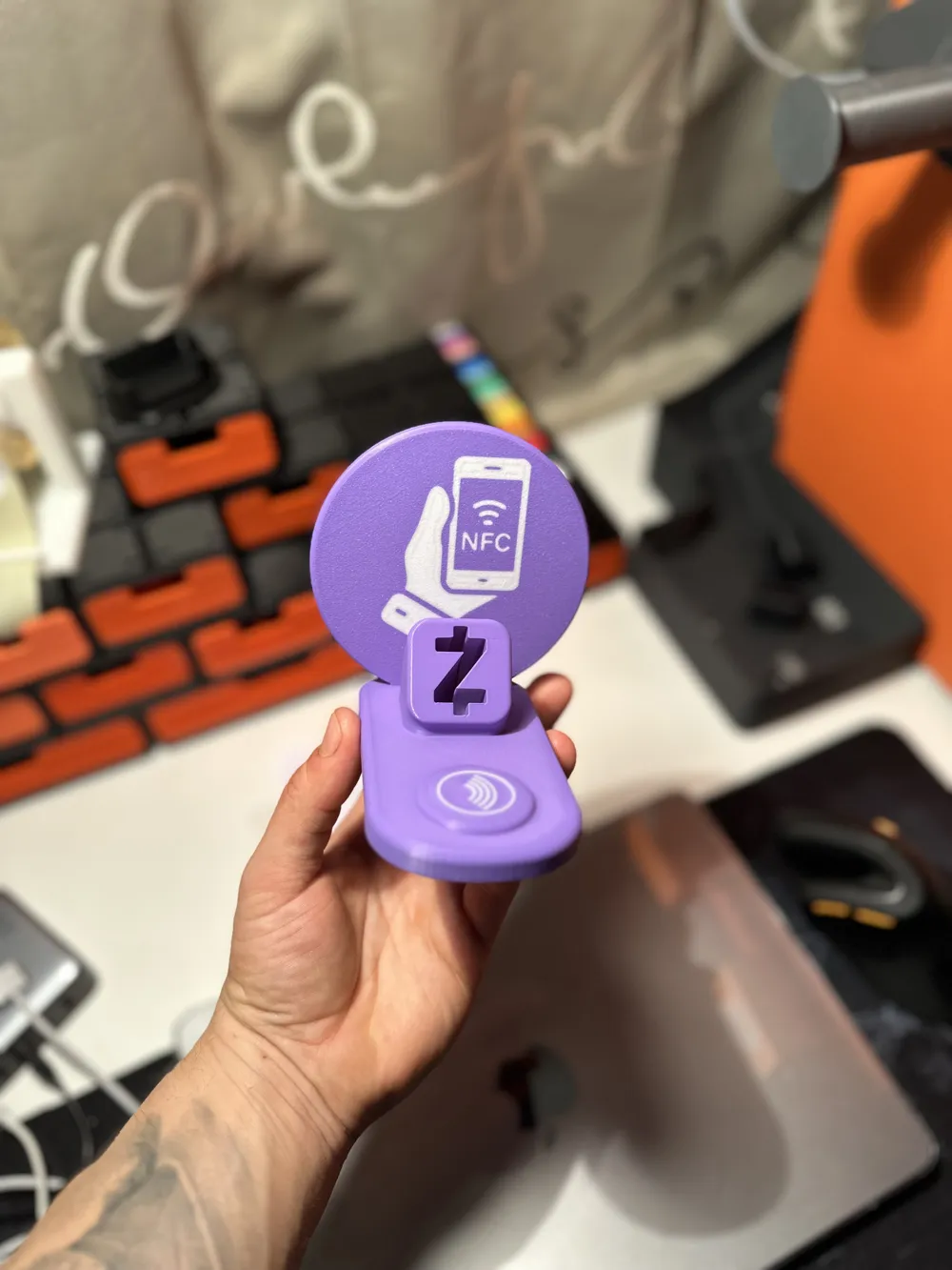 NFC ZELLE support by 3Di Belli MakerWorld: Download Free 3D Models