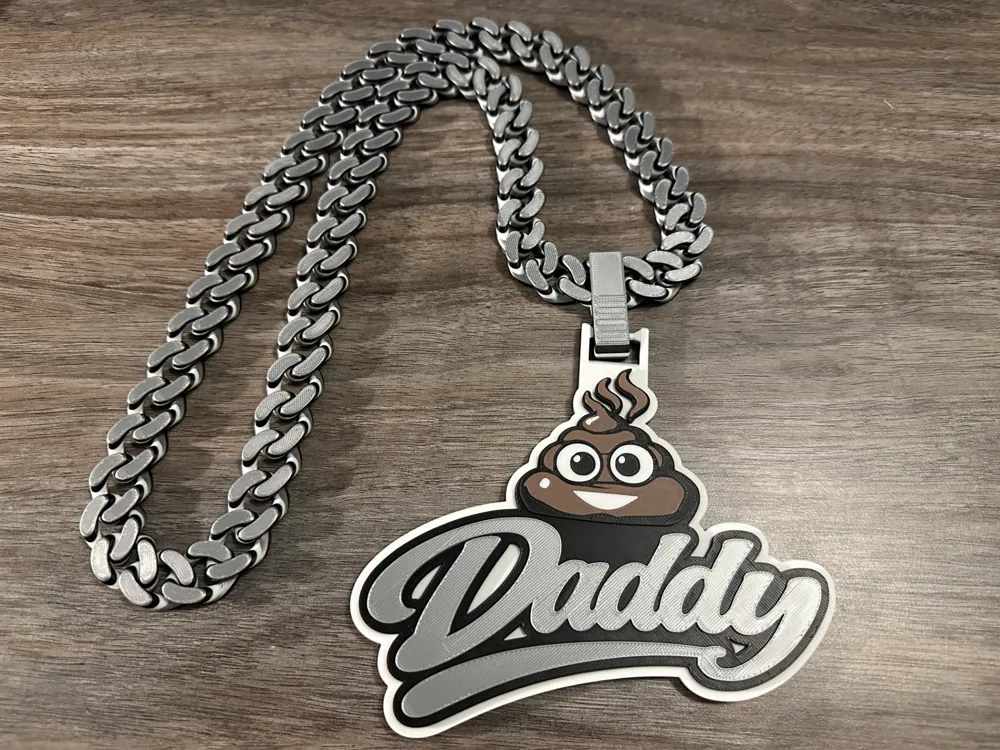 Poo (emoji) Daddy - Chaîne Hype - Modèle d'Impression 3D Gratuit ...