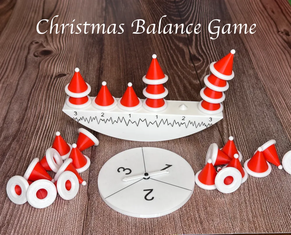 Christmas Balance Game - Free 3D Print Model - MakerWorld