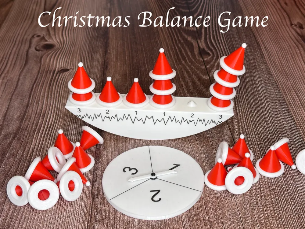 Christmas Balance Game - Free 3D Print Model - MakerWorld