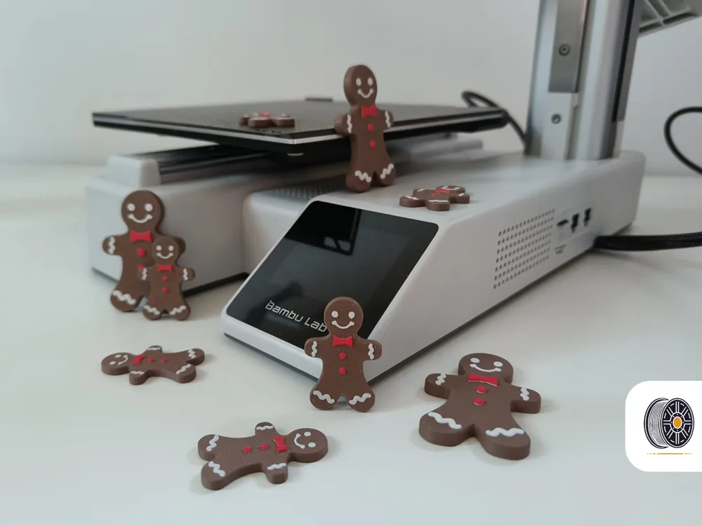 Cute Mini Gingerbread Man - Free 3D Print Model - MakerWorld