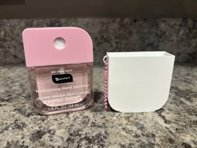 B Pure Hand Sanitizer Case - Free 3D Print Model - MakerWorld