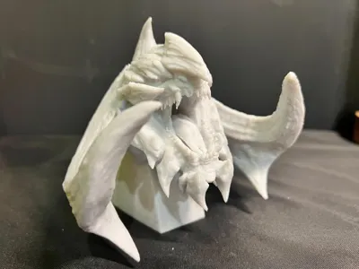 Monster Hunter Wilds Arkveld Head Sculpture - Free 3D Print Model ...