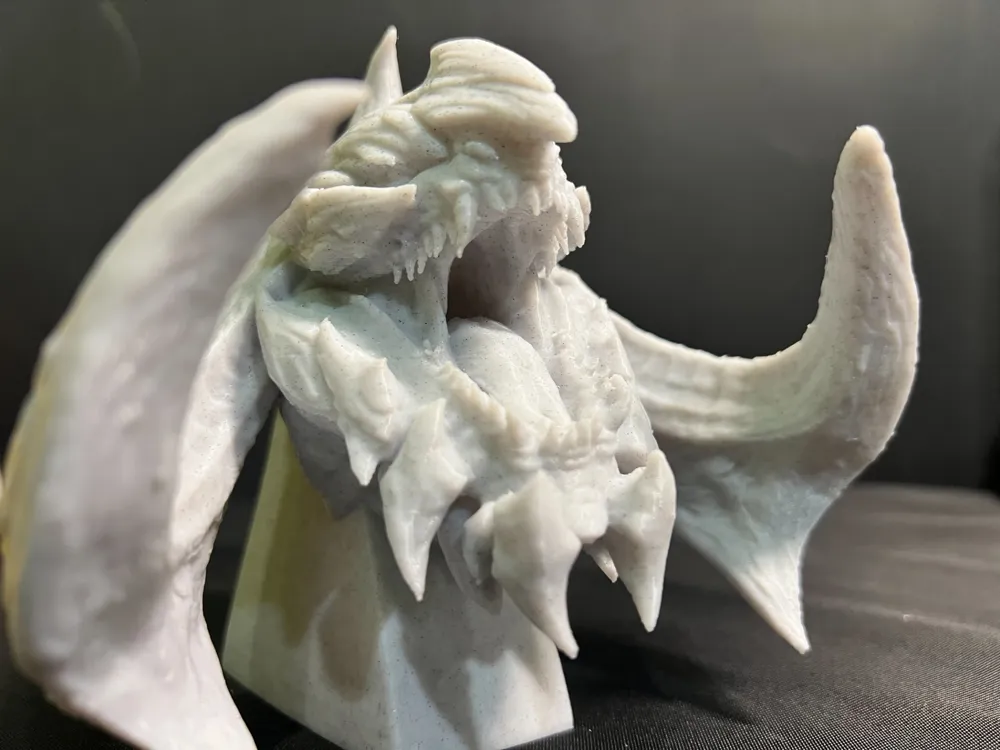 Monster Hunter Wilds Arkveld Head Sculpture by Kojin3D MakerWorld ...