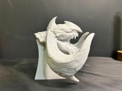 Monster Hunter Wilds Arkveld Head Sculpture - Free 3D Print Model ...