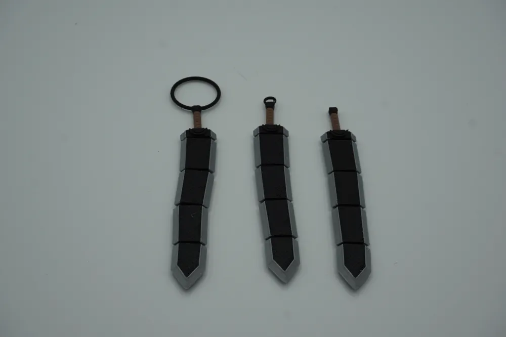 Berserk - Guts Dragon Slayer Articulated Keychain by JayminProd ...