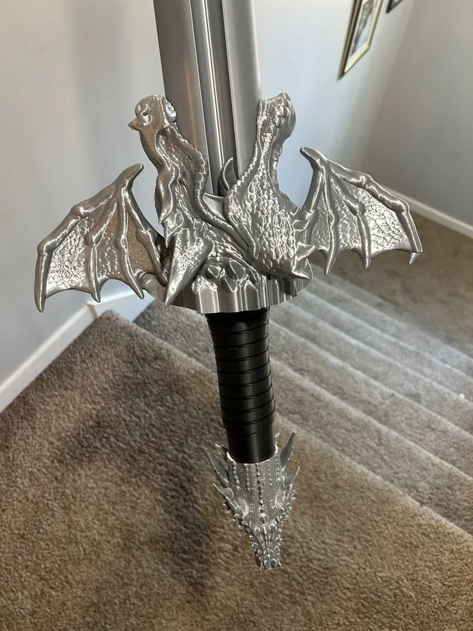 Zweihändiges Drachenschwert - Backbiter-Stil Cosplay – Kostenloses 3D ...