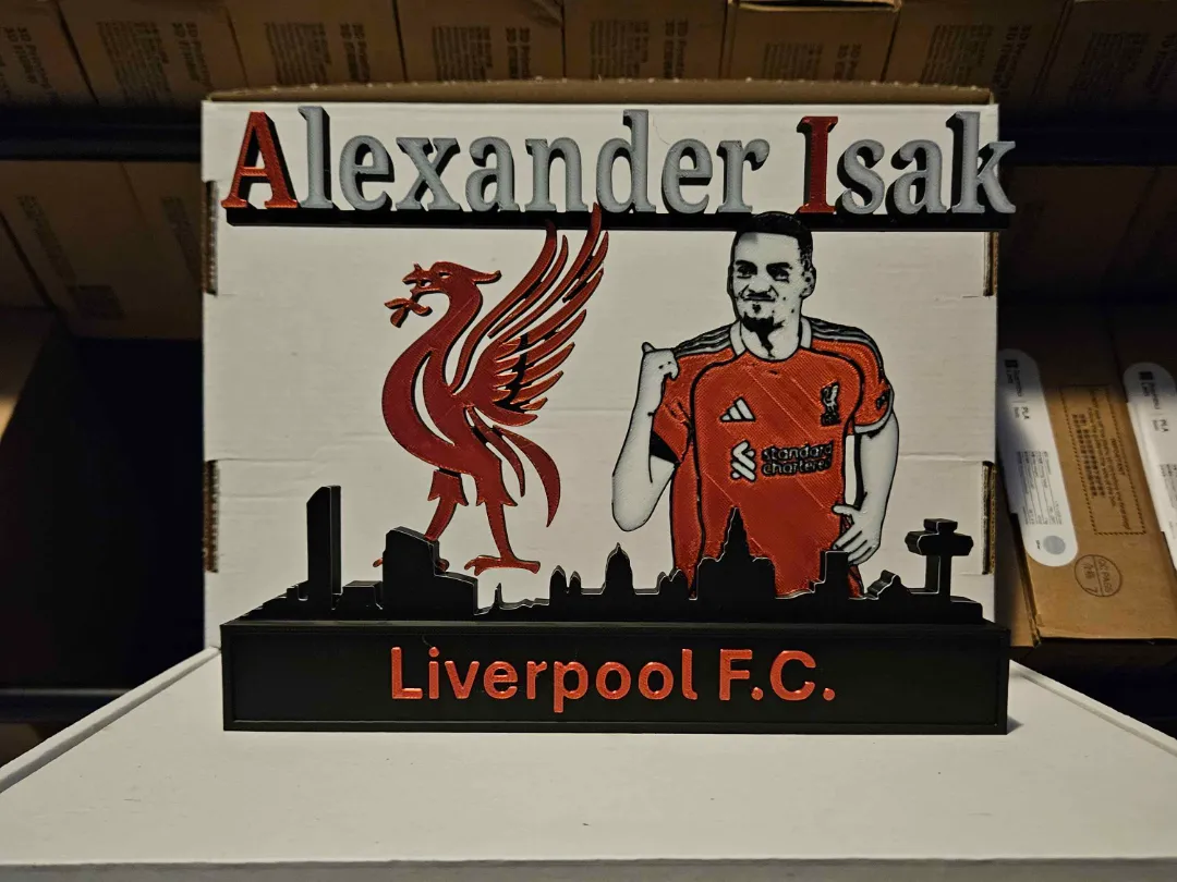 Premier League - Liverpool FC Alexander Isak - Free 3D Print Model ...