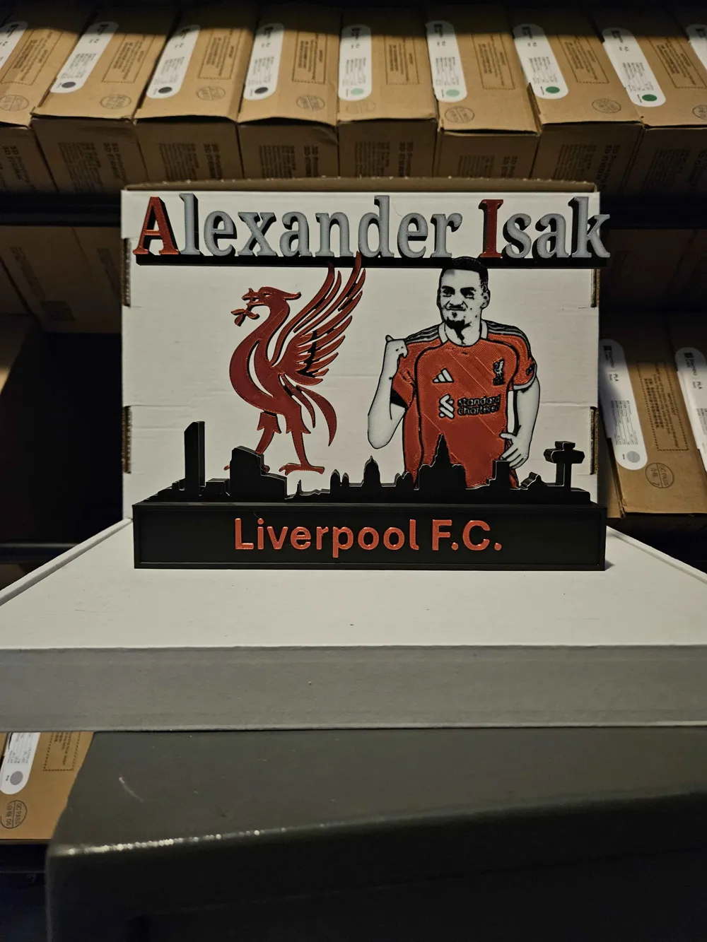 Premier League - Liverpool FC Alexander Isak - Free 3D Print Model ...