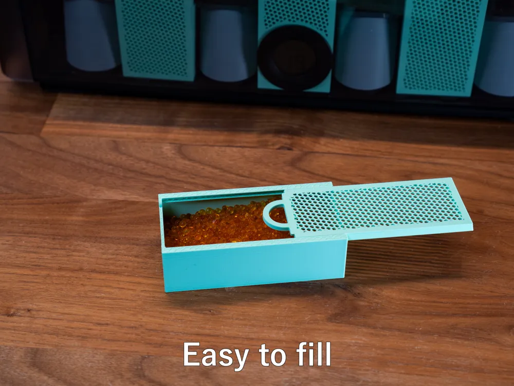 Easy-Fit AMS 2 PRO Desiccant Boxes - Free 3D Print Model - MakerWorld