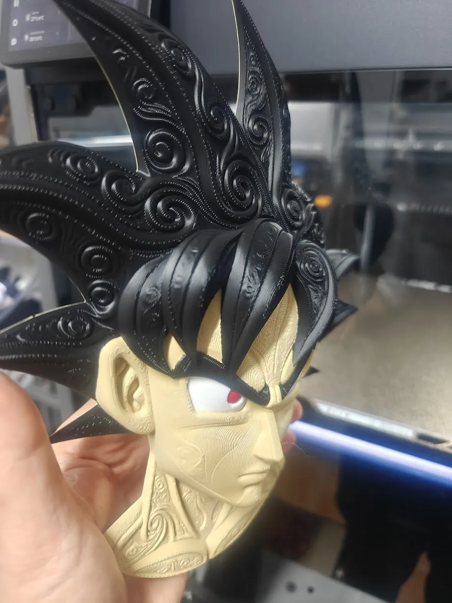 Goku - Art mural - Fan Art Dragon Ball - Modèle d'Impression 3D Gratuit ...