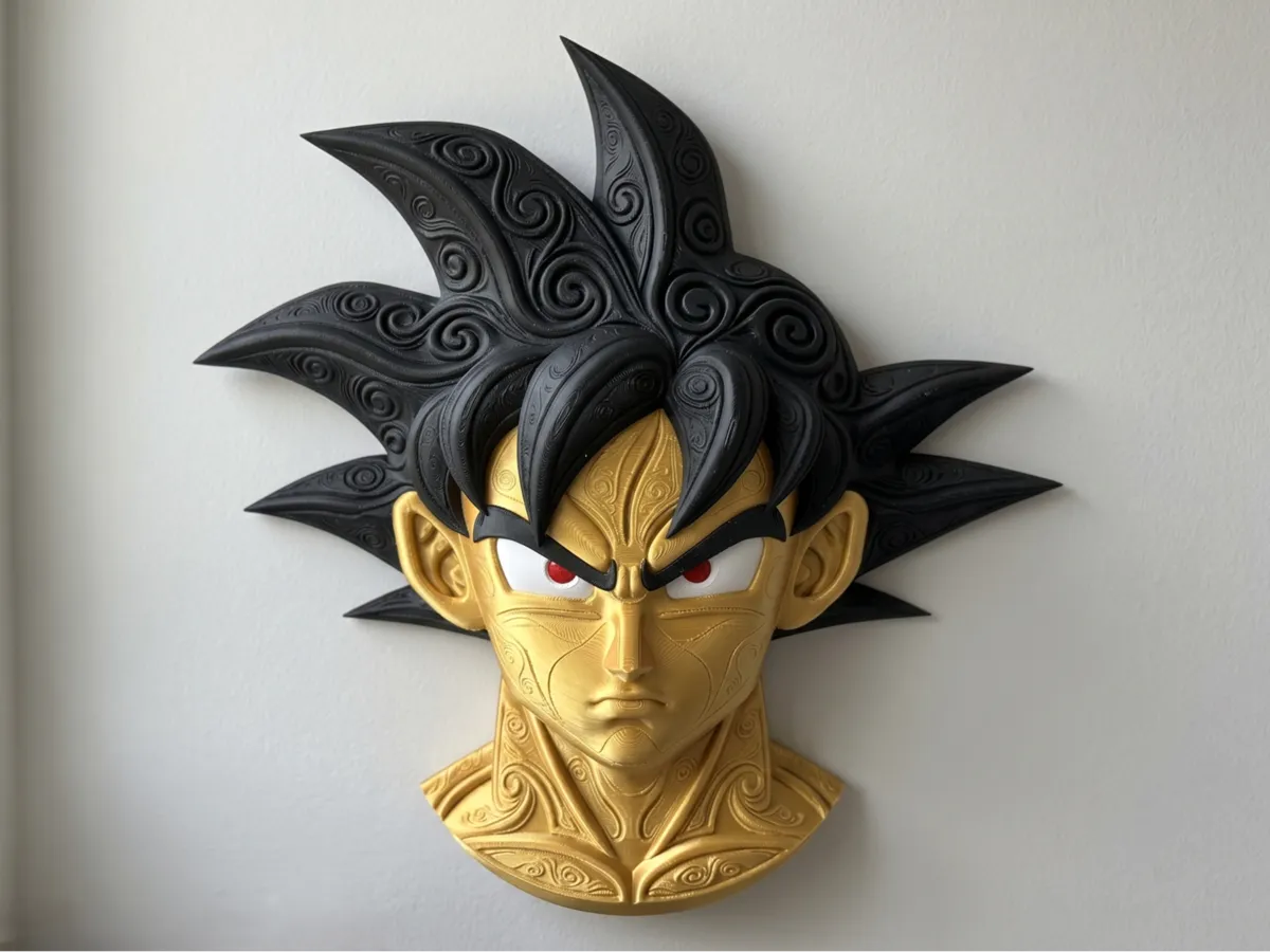 Goku - Art mural - Fan Art Dragon Ball - Modèle d'Impression 3D Gratuit ...
