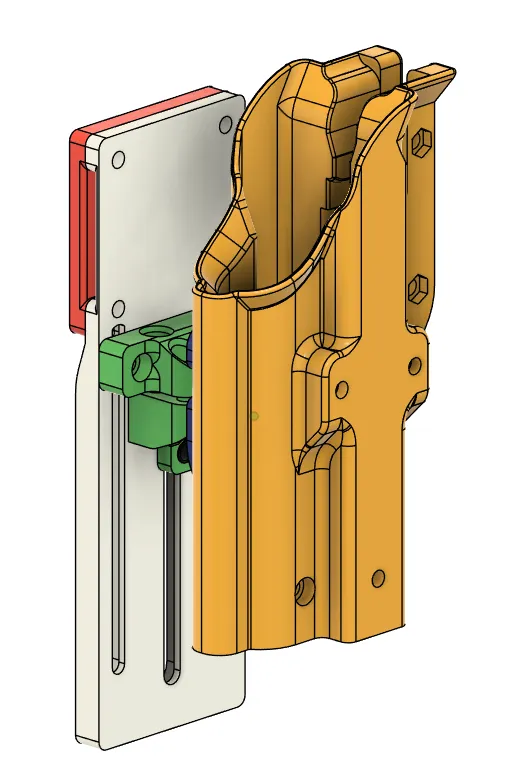 Ball Joint Gun Holster by Gorilla Maker MakerWorld: Download Free 3D Models