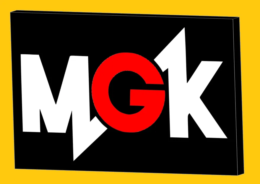 MGK- Machine Gun Kelly- Logo BoxLight by AleProtti - MakerWorld