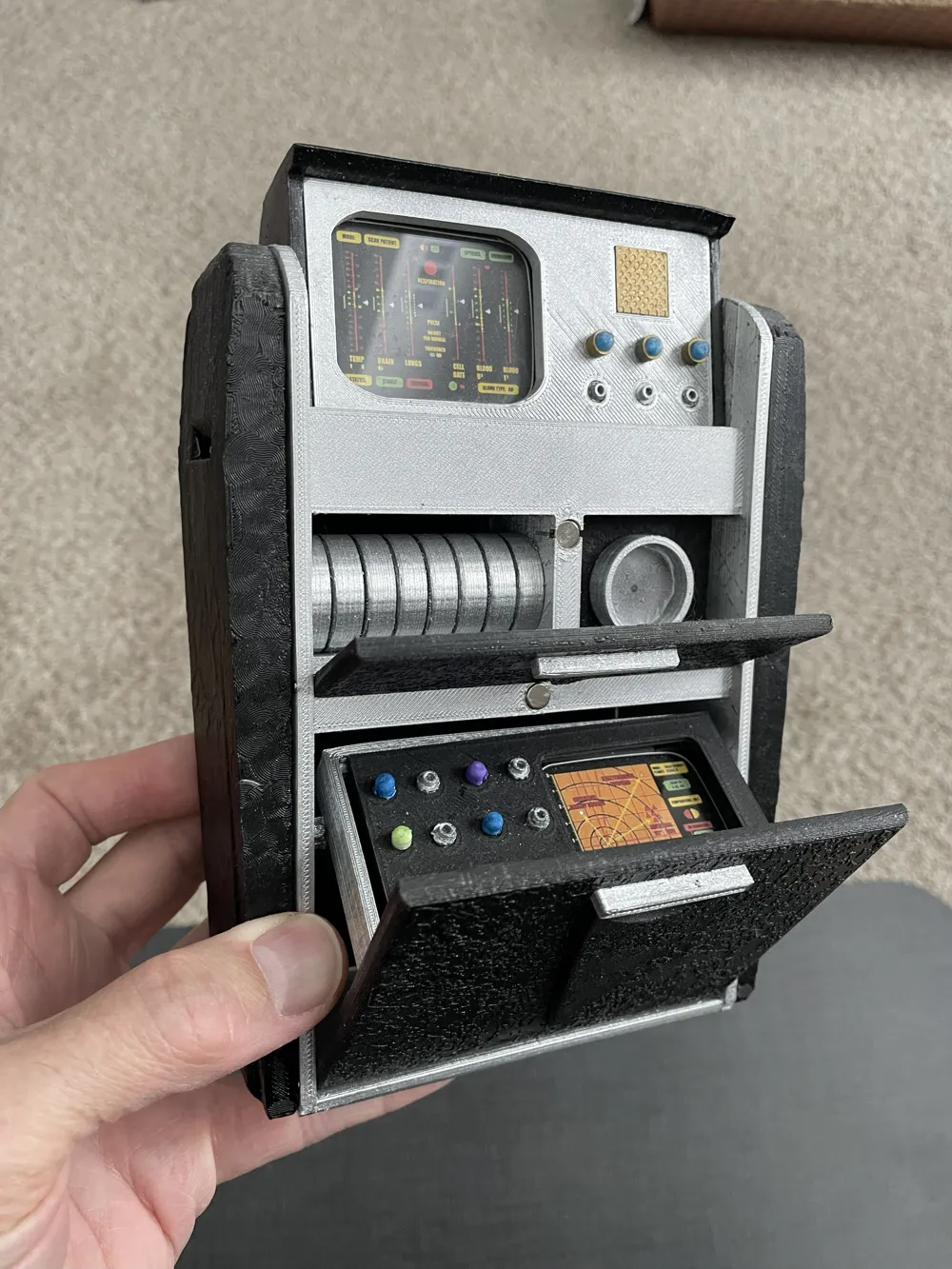 Star Trek TOS Tricorder with stand - Free 3D Print Model - MakerWorld