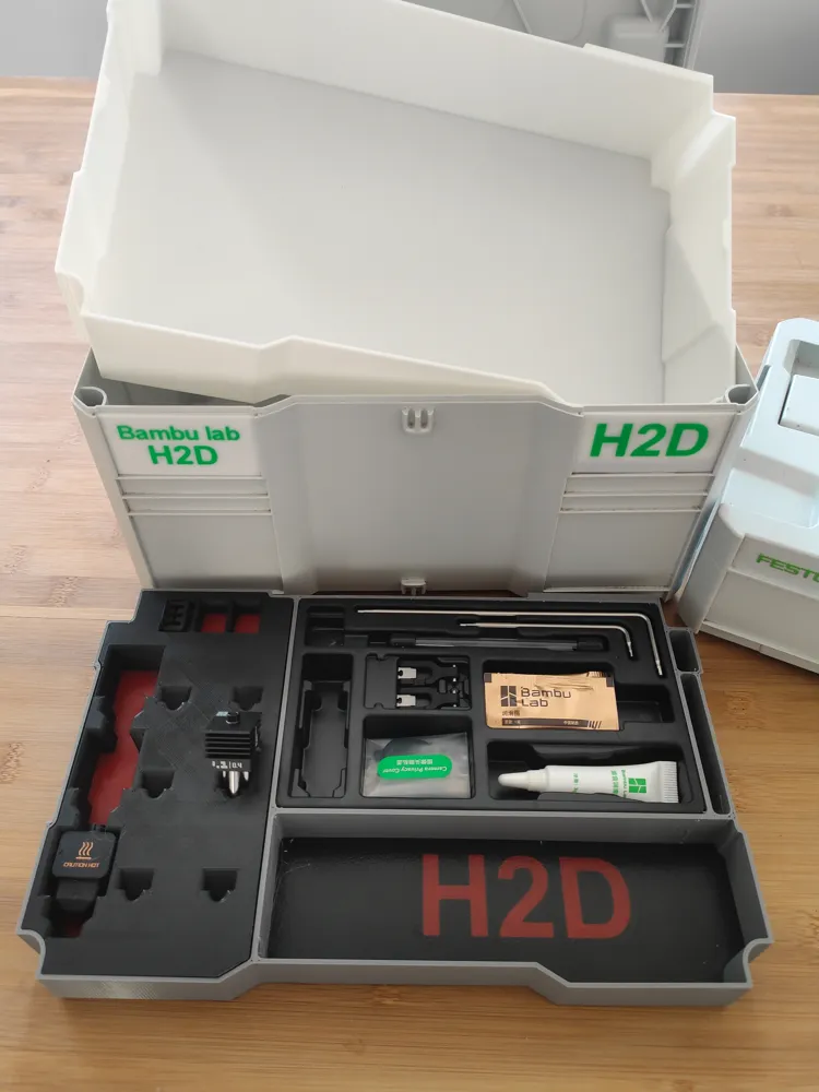 Festool Systainer mini Bambu Lab H2D - Free 3D Print Model - MakerWorld