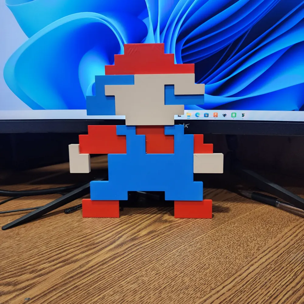 Giant Arcade Mario Wall Art by TCS3d - MakerWorld