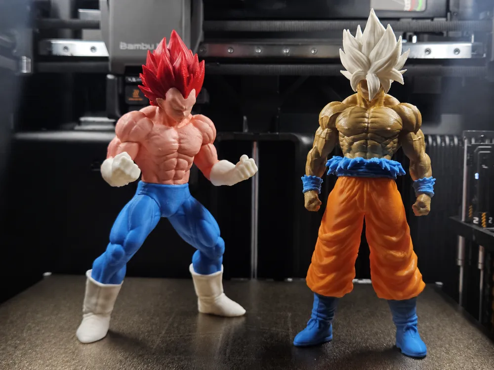 Vegeta Limit Break NO AMS Dragon Ball - Free 3D Print Model - MakerWorld