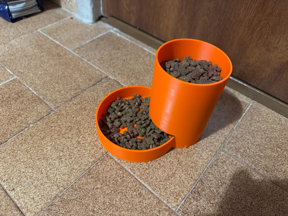 Cat food dispenser tower by John Connor - MakerWorld