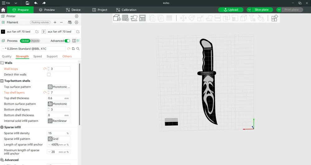 Scream Knife by Smarty - MakerWorld