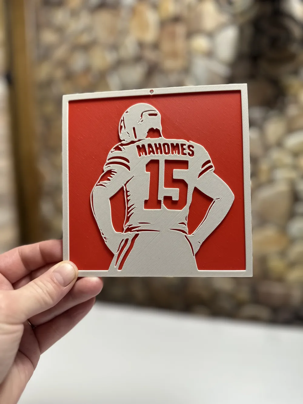 Patrick Mahomes Wall Art - Free 3D Print Model - MakerWorld