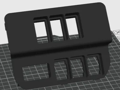 3rd gen tacoma 4 gang panel by policy825 - MakerWorld