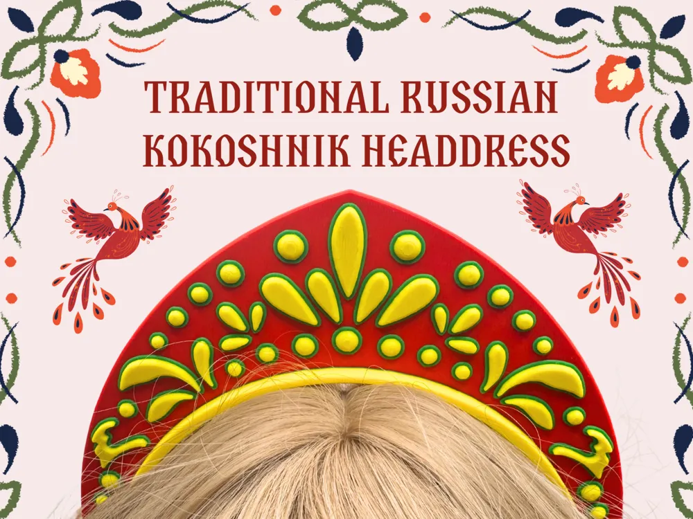 Kokoshnik Traditional Russian Headdress by Kopp3D MakerWorld: Download ...