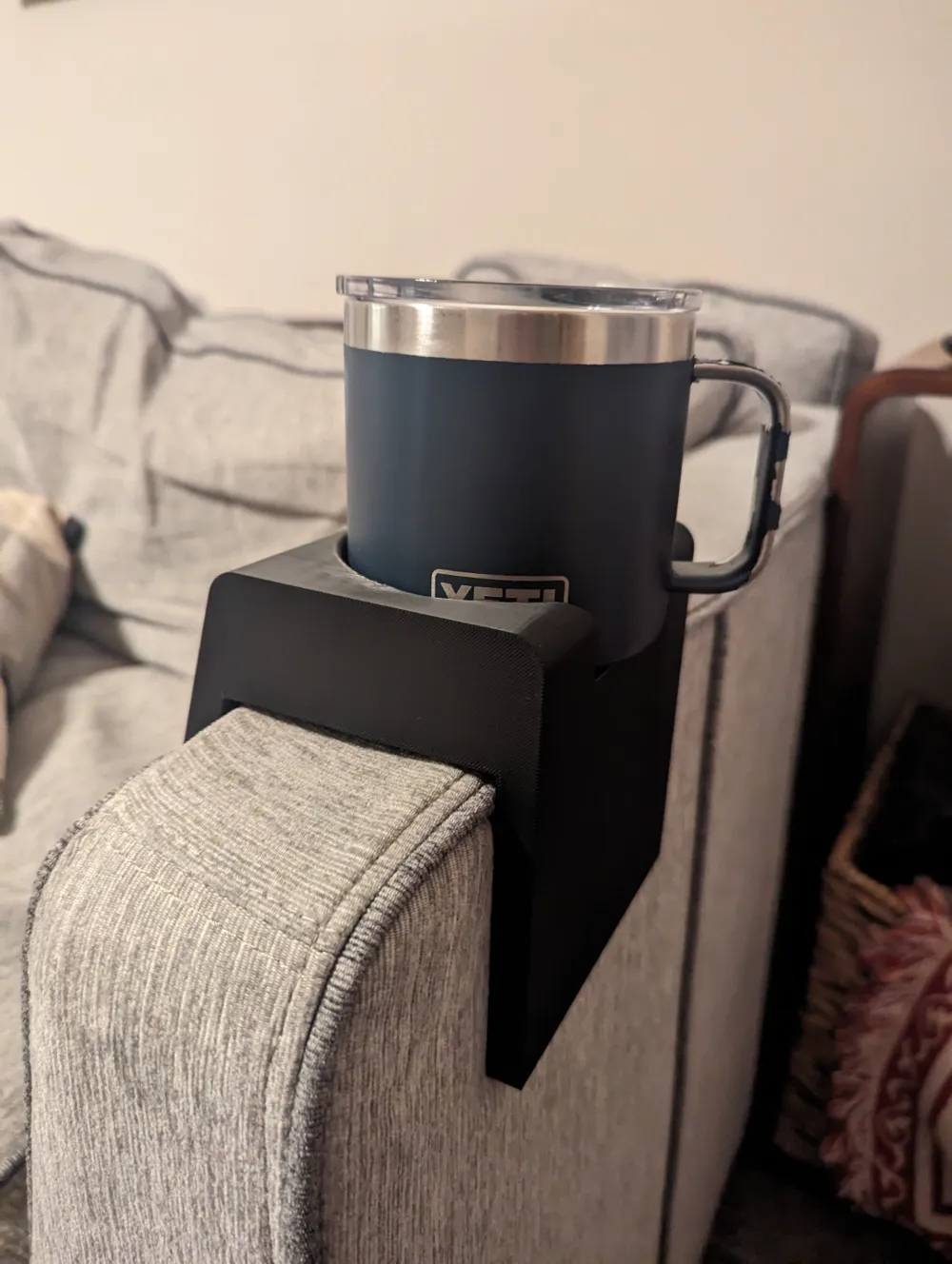LoveSac Angled Side cup holder for Yeti coffee mug by melissaderr ...