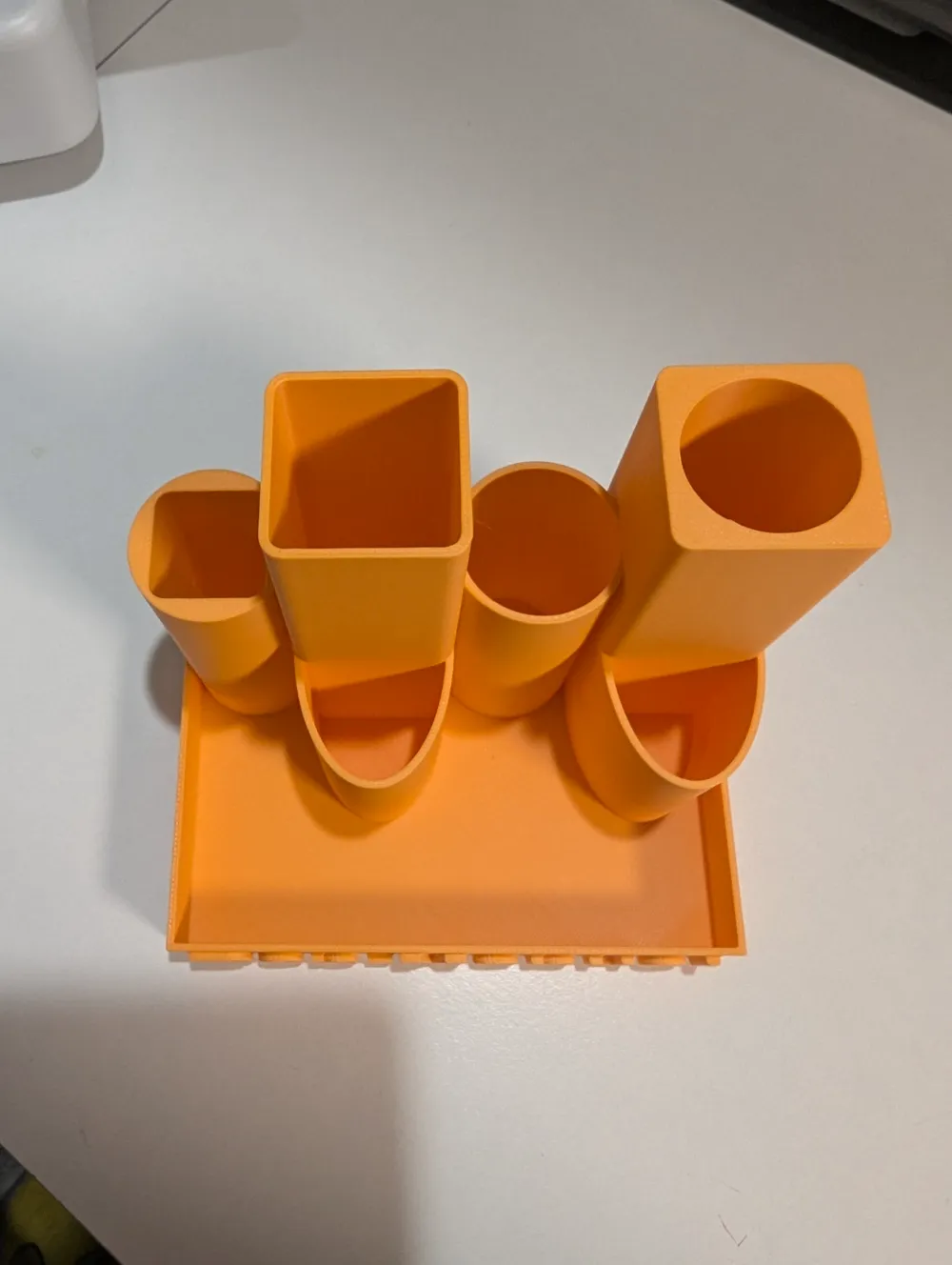 Desk Organizer with name - Free 3D Print Model - MakerWorld