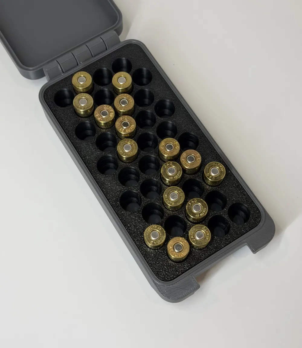 Ammo Box - 45 ACP - 50 Rounds - Free 3D Print Model - MakerWorld