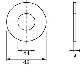 DIN 9021 - Washer / Body Disk - Extra Sizes M3 - M10 by Mr.B - MakerWorld