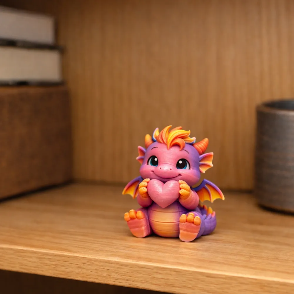 Dragon Valentin - Free 3D Print Model - MakerWorld