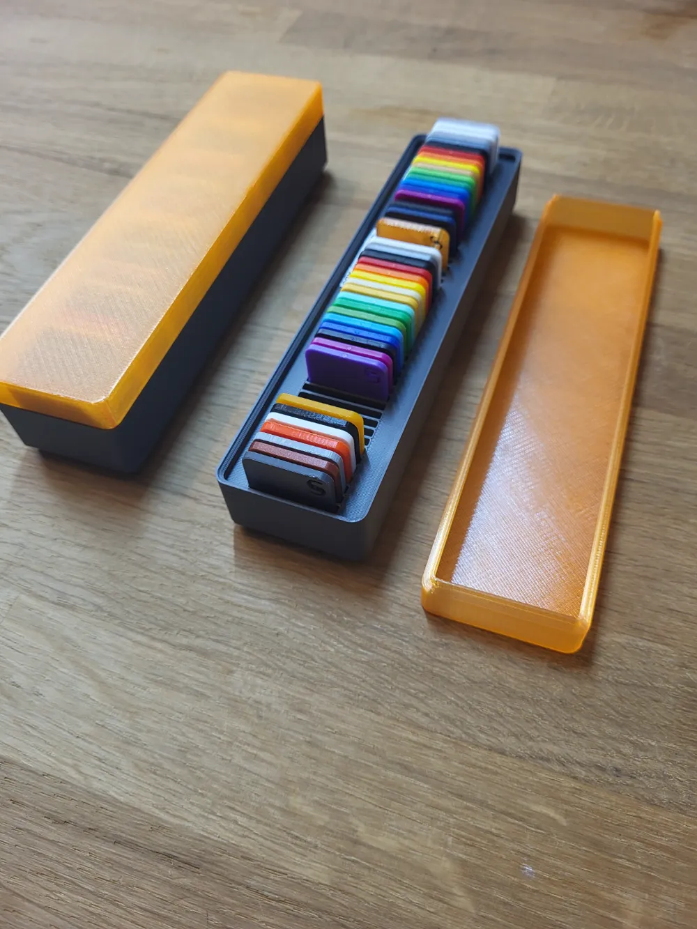 Bambulab swatches gridfinity bin cover by jslepage - MakerWorld