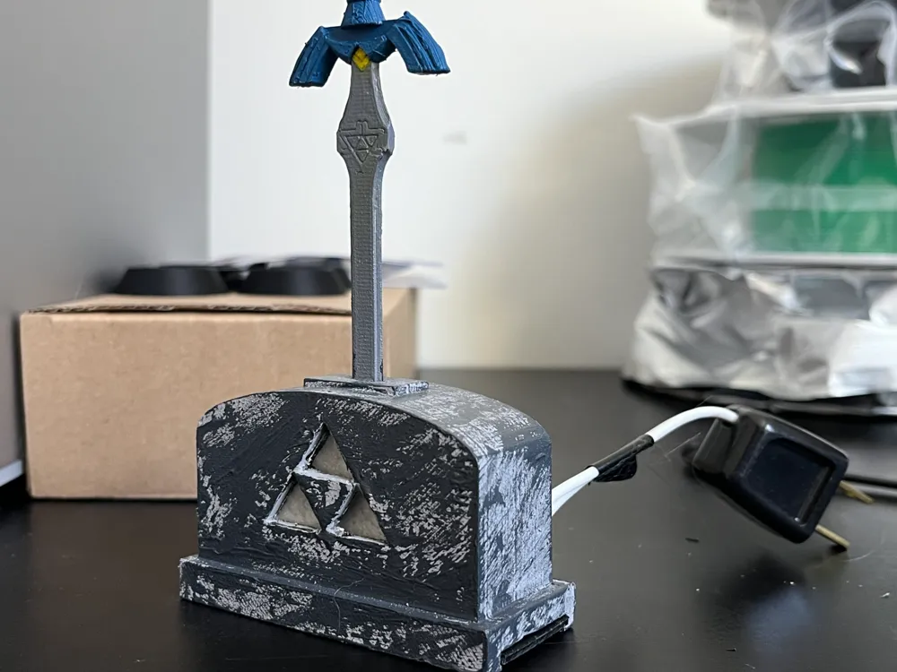Zelda Master Sword & Stone Remixed by Vulpin MakerWorld: Download Free ...