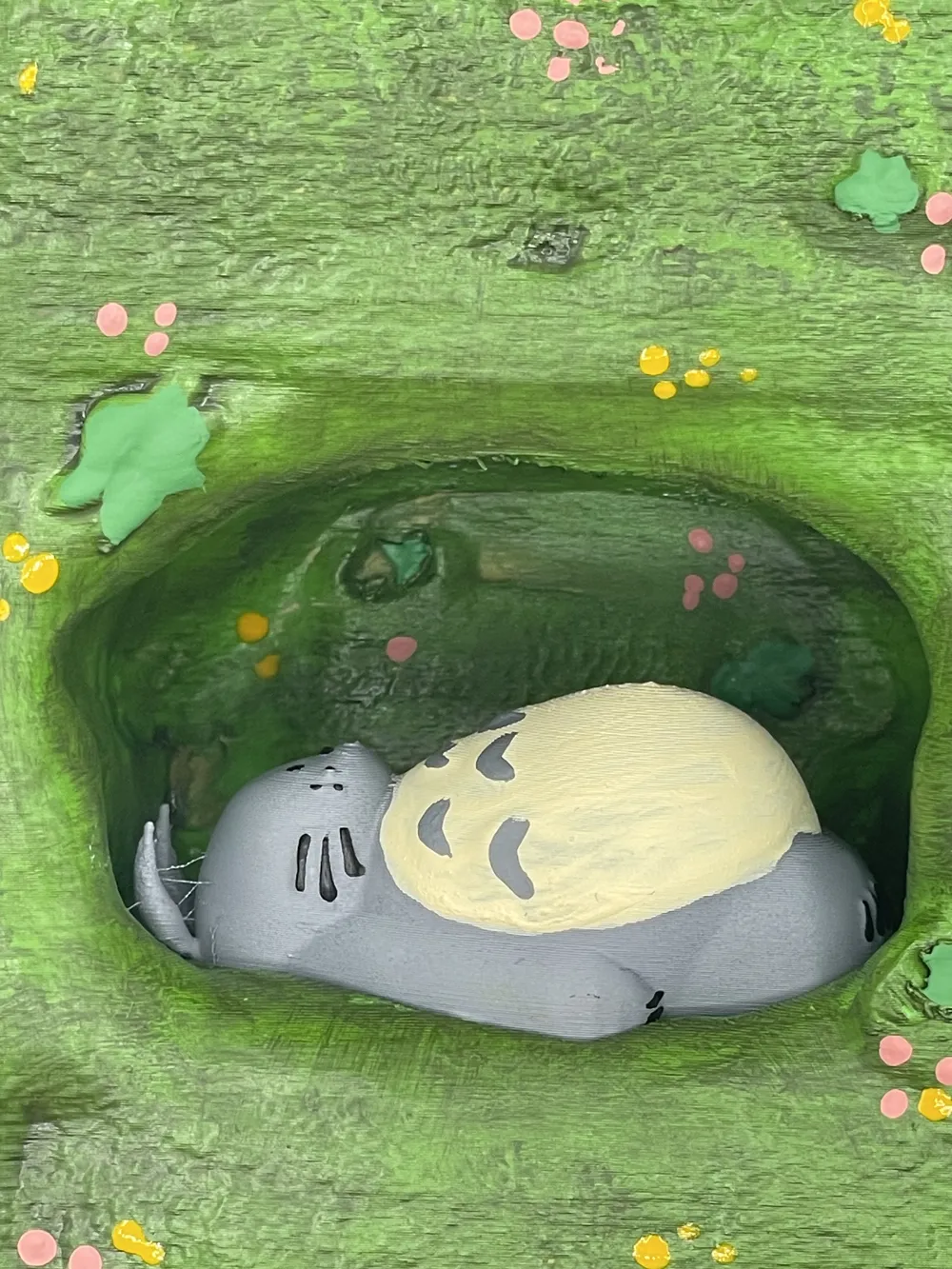 Sleeping Totoro Booknook by Balzo98 MakerWorld: Download Free 3D Models