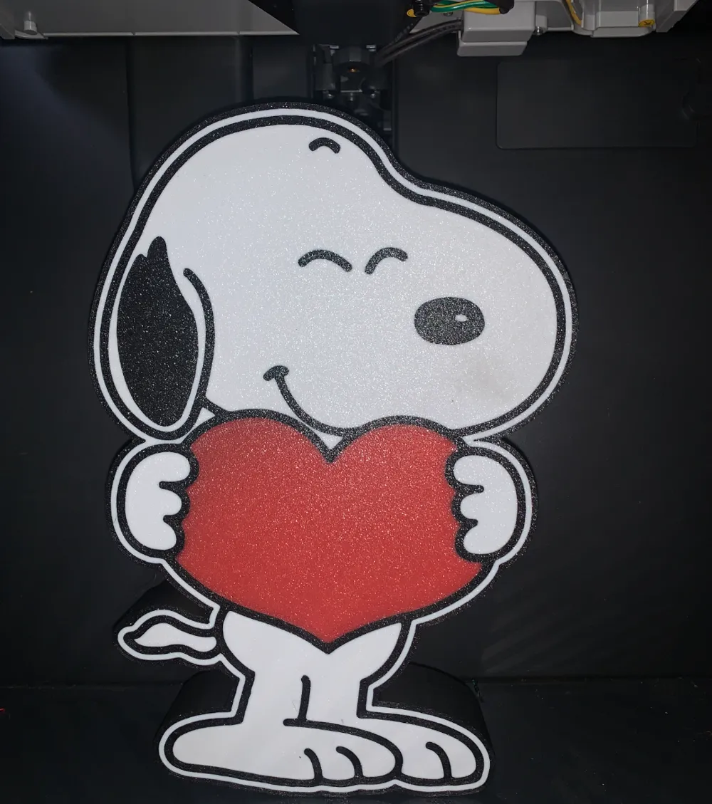 Snoopy LED Lightbox by gare-sb - MakerWorld