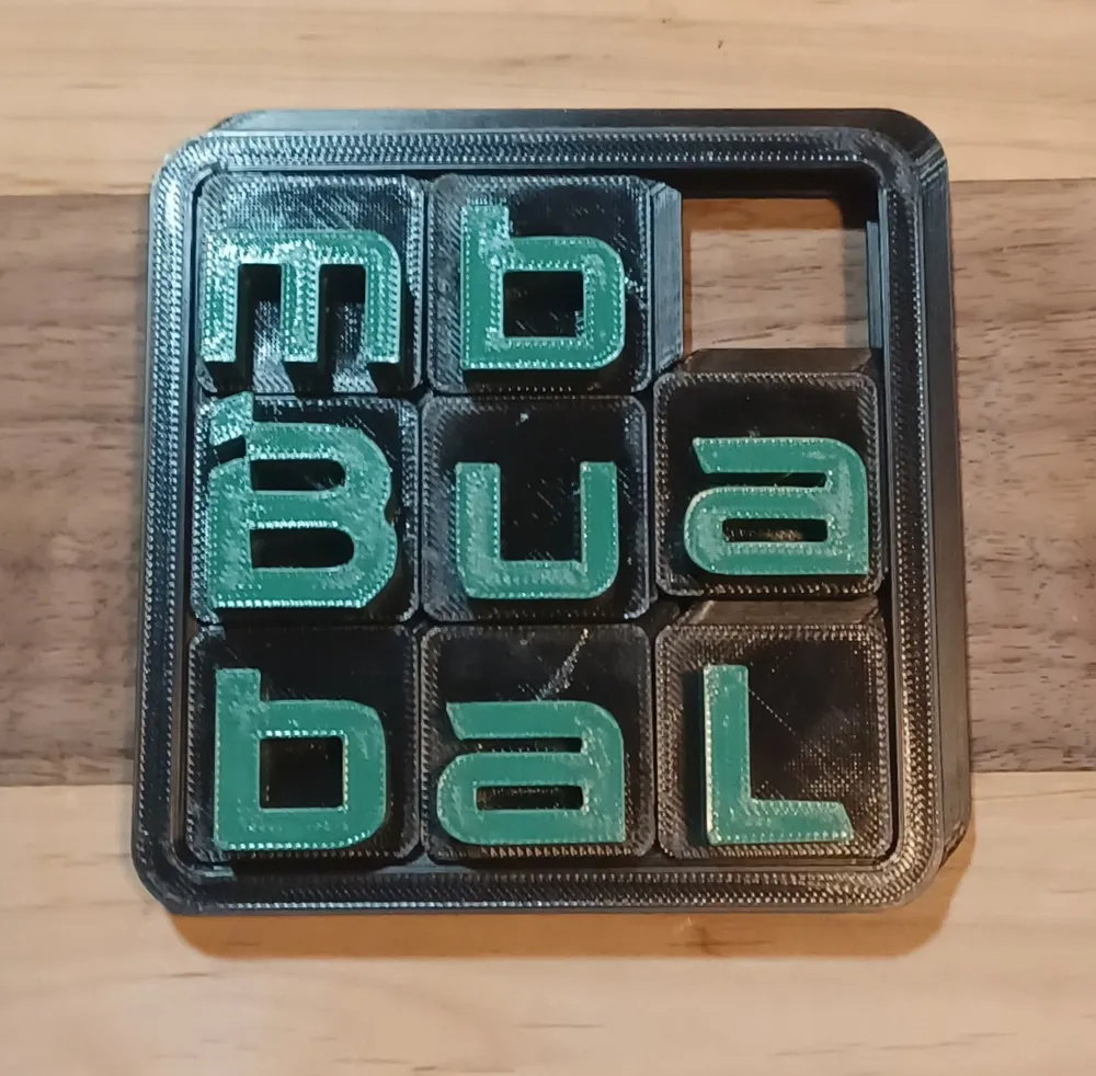 BambuLab Shuffle Puzzle - Free 3D Print Model - MakerWorld