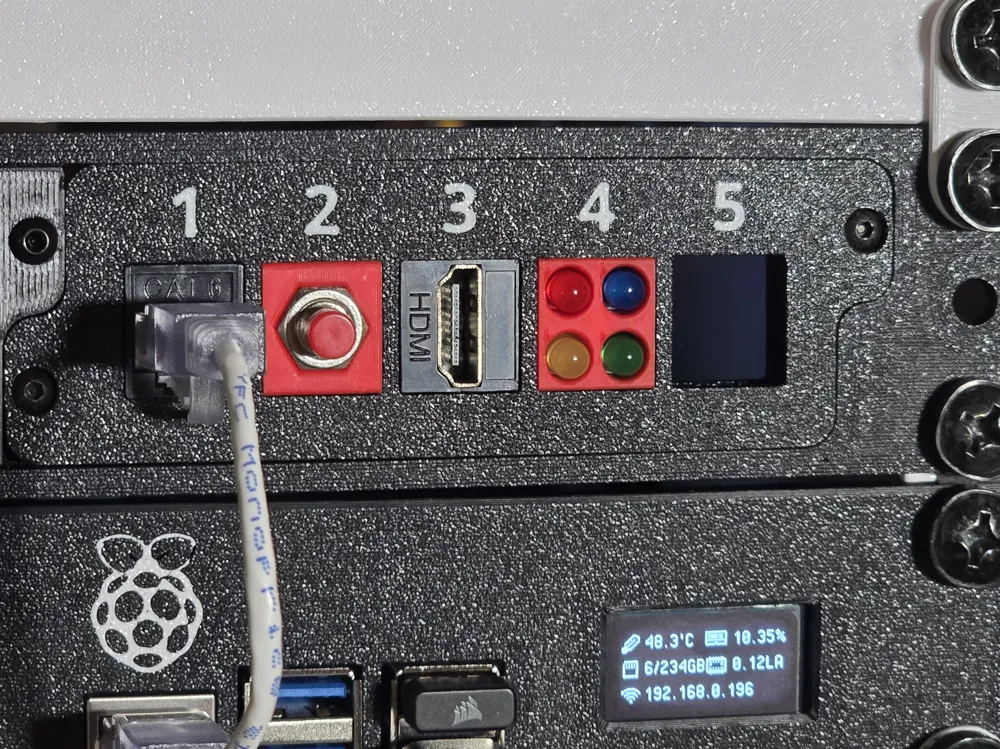 Keystone Jack LED Holder - Free 3D Print Model - MakerWorld