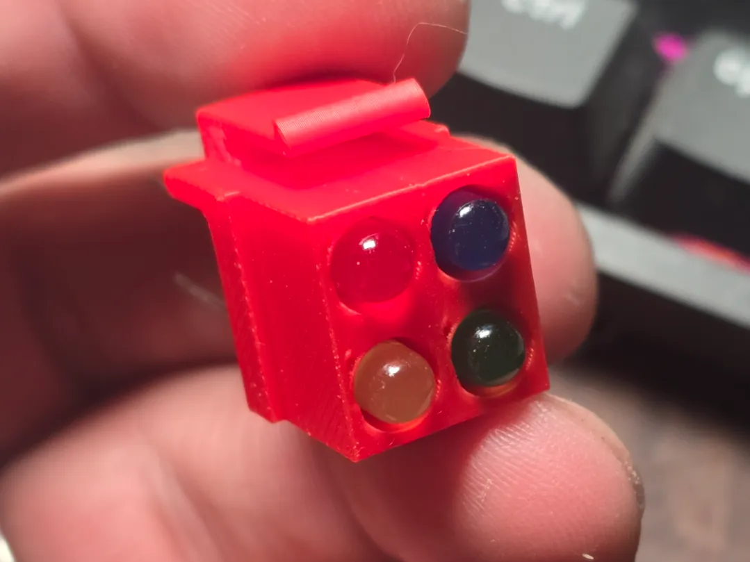 Keystone Jack LED Holder - Free 3D Print Model - MakerWorld