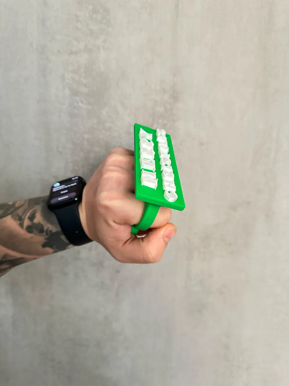 Knuckle Duster Christmas Edition Decoration by Black Glovz - MakerWorld