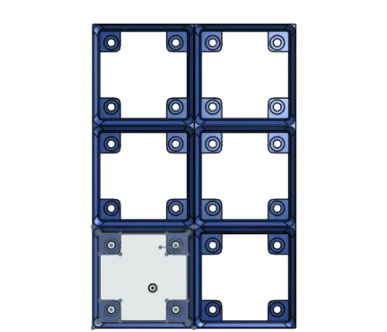 Gridfinity Baseplate 3x3 with magnet holes by Madness3D - MakerWorld