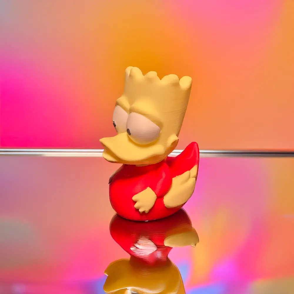 Bart Simpson Funny Rubber Duck Toy Cartoon Ducky by johnnyTbird ...