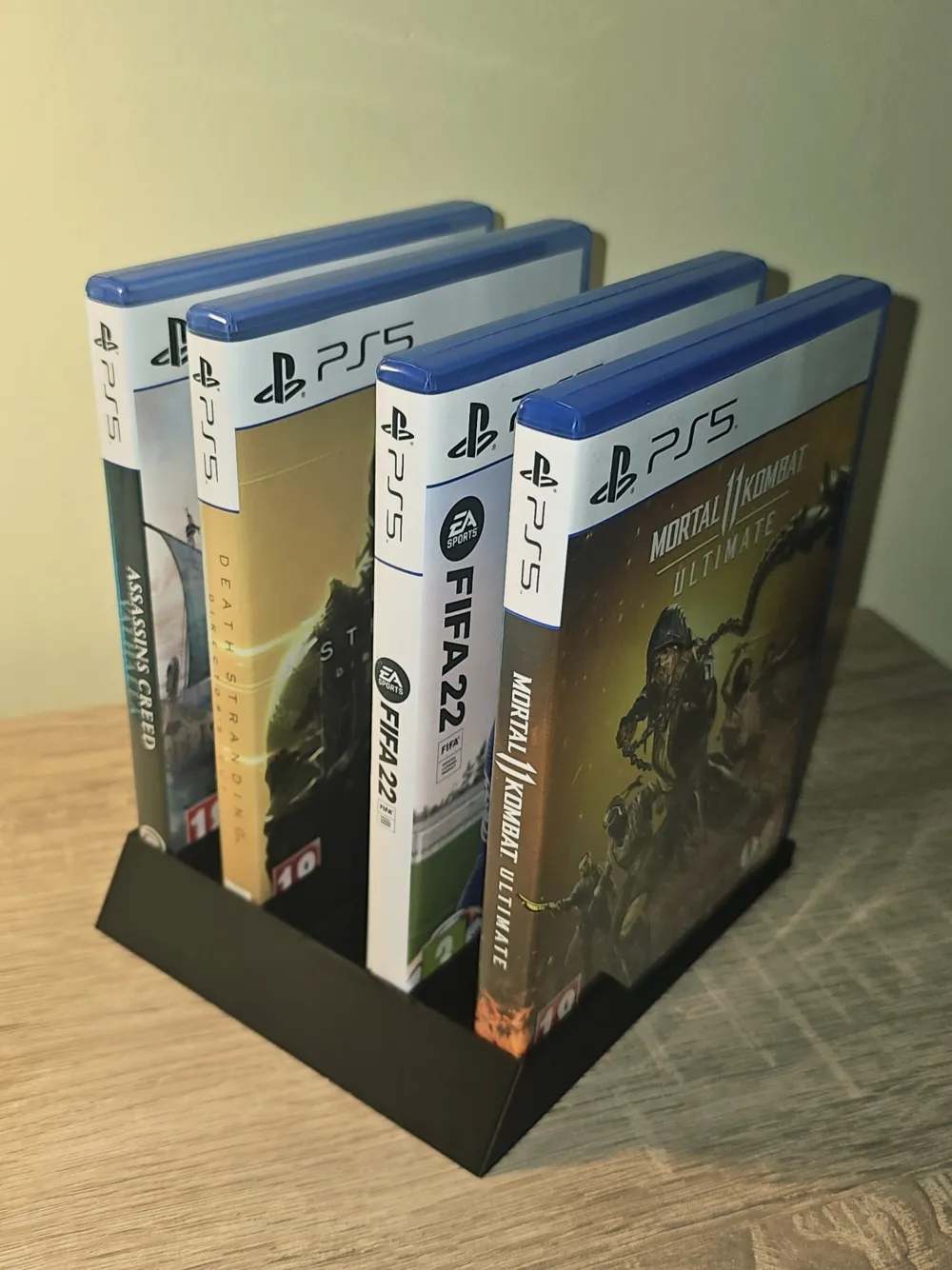 PS4 Game Stand - 8,10 & 15 Slots - Free 3D Print Model - MakerWorld