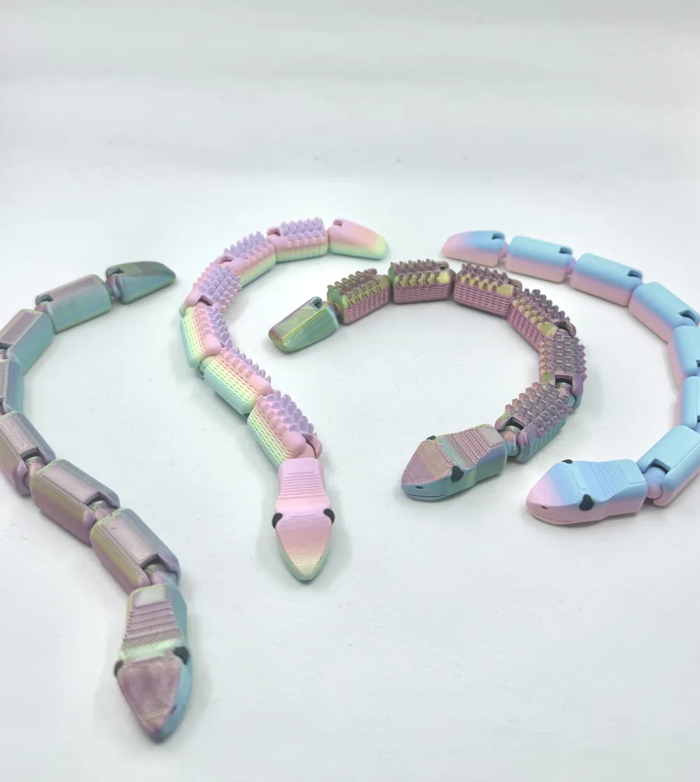 Flexi-Snake Articulated Snake Toy by Grove3D MakerWorld: Download Free ...